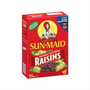 Sun-Maid Raisins Class Action Says ‘No Sugar Added’ Label is Deceptive