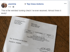 Top Class Actions Viewers Receive Checks from Eight Settlements - Top ...